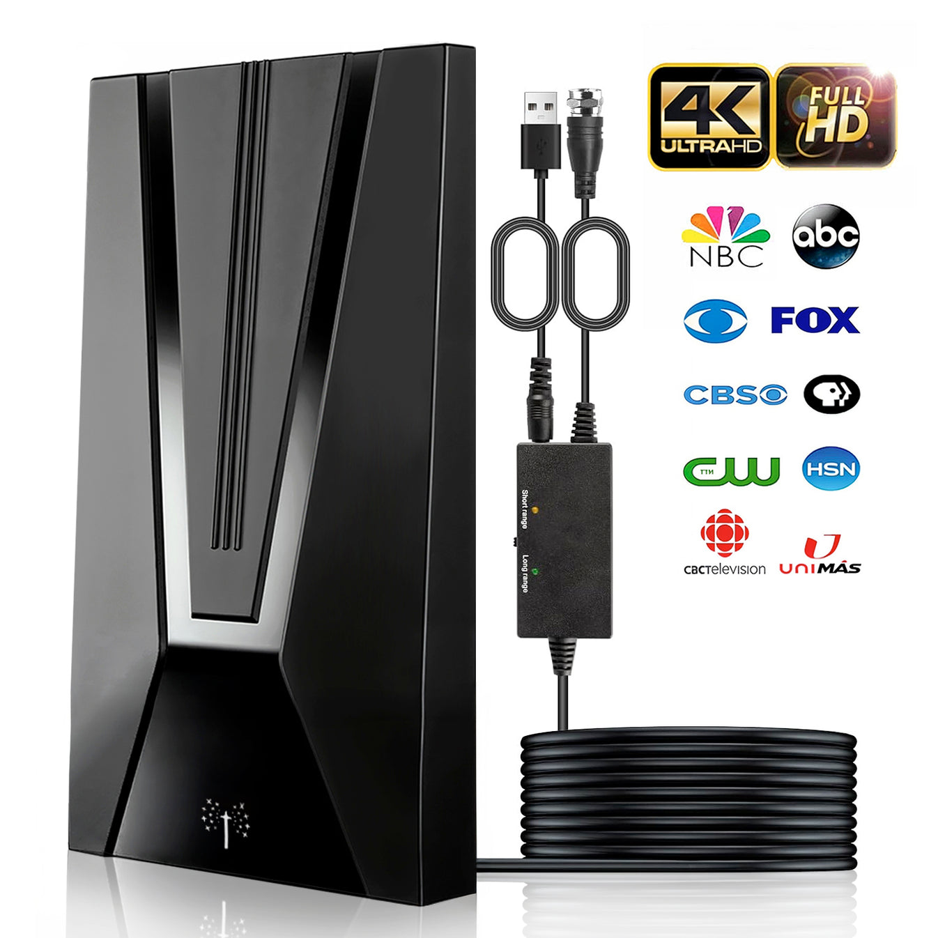 Premium Indoor Antenna - 360 Mile Range – Cordless Magic™